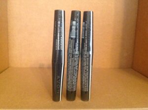 lot of 3 – avon wash-off waterproof mascara – black