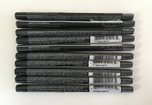 avon glimmersticks eye liner blackest black (lot 10 pcs)