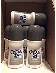 avon on duty 24 hours original roll on antiperspirant deodorant 2.6 fl.oz. lot 6 pcs.