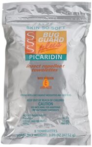 skin so soft bug guard + picaridin towelettes 8’s (basic)