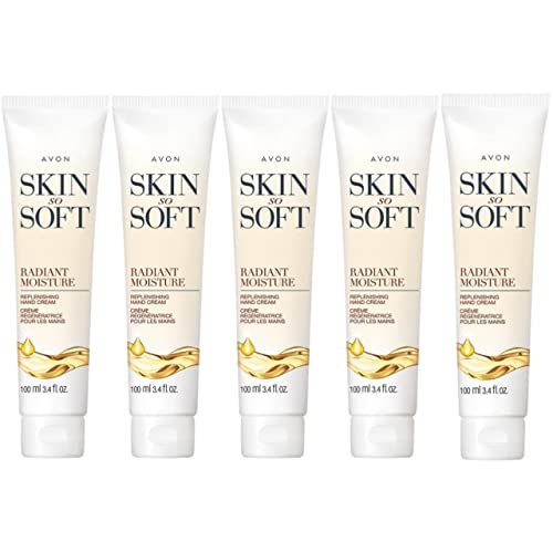 Avon Skin So Soft Radiant Moisture Replenishing Hand Cream lot 5 pcs