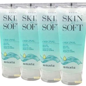 Avon Skin so Soft Original gelled body oil 6.7 fl.oz. Lot 4 tubs