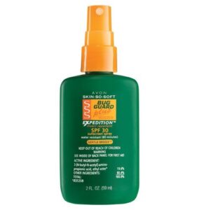 avon skin so soft bug guard spf 30 mini travel size 2 oz