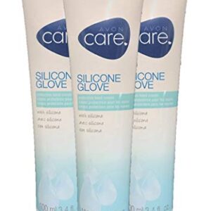 Avon Care Silicone Glove Hand Cream 3.4 fl oz (3 Pack)