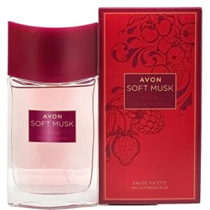 avon soft musk delice velvet berries eau de toilette spray 1.7 oz.