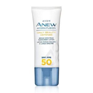 Avon ANEW Hydra Fusion Daily Beauty Defense Broad Spectrum Sunscreen Lotion SPF 50