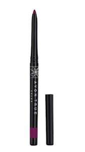 avon true color glimmerstick lip liner 0.28g deep plum 24801