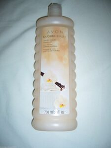 avon bubble delight vanilla cream bubble bath