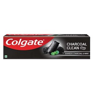 colgate charcoal clean toothpaste, bamboo charcoal and mint – 120 g