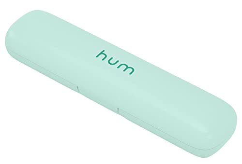 hum by Colgate Smart Battery Toothbrush Kit, Sonic Toothbrush with Travel Case (Teal)