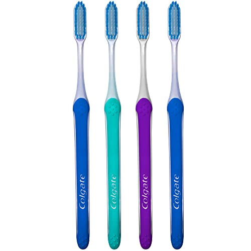 Colgate Slim Soft Ultra Compact Toothbrush, Extra Soft (Colors Vary) - Pack of 3