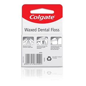 Colgate Waxed Dental Floss For Improved Mouth Health - Pack of 6 (25Mtr Per Pack)