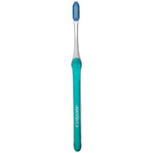 Colgate Slim Soft Toothbrush, Gliding Tips, Compact Soft (Colors Vary) - Pack of 3