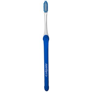 Colgate Slim Soft Toothbrush, Gliding Tips, Compact Soft (Colors Vary) - Pack of 3