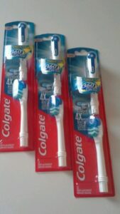 colgate 360 degree whole mouth clean full head soft toothbrush refill-2 ct (3 pack)