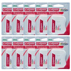 colgate total dental floss (pack of 10)