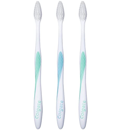 Colgate Wave Sensitive Toothbrush, Compact, Soft (Colors Vary) - Pack of 3