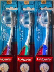 colgate slimsoft ultra soft compact head (pack of 3)