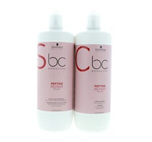 schwarzkopf bonacure repair rescue shampoo and conditioner liter duo 33.8 oz