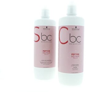 Schwarzkopf Bonacure Repair Rescue Shampoo and Conditioner Liter Duo 33.8 oz