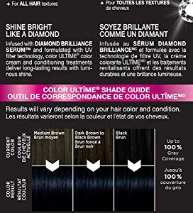 Schwarzkopf Color Ultime Permanent Hair Color Cream, 1.4 Sapphire Black