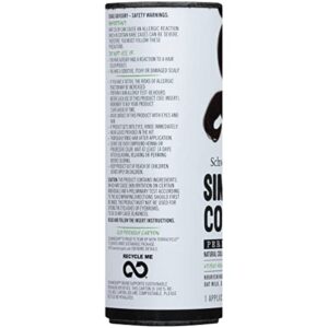 Schwarzkopf Simply Color Permanent Hair Color, 3.0 Darkest Brown