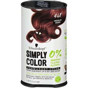 schwarzkopf simply color hair color, 4.68 chocolate cherry