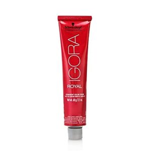 schwarzkopf professional igora royal permanent color creme, 5-0 light brown, 60 gram