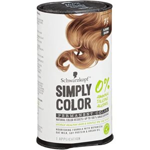 Schwarzkopf Simply Color Permanent Hair Color, 7.5 Almond Brown