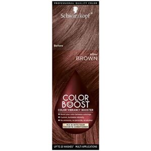 schwarzkopf color boost color vibrancy booster, brown