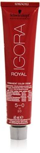 schwarzkopf igora royal 5-0 light brown natural 60ml by schwarzkopf