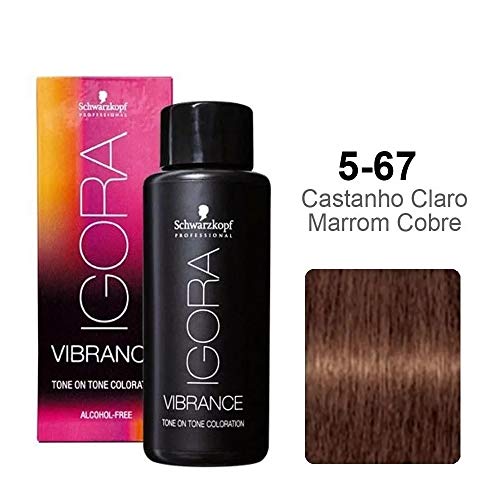 Schwarzkopf Professional Igora Vibrance Demi-Permanent Tone on Tone Hair Color (5-67)