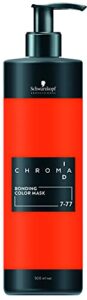 schwarzkopf chromaid copper bonding color mask shades 7-77, 500-milliliters