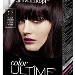 Schwarzkopf Color Ultime Permanent Hair Color Cream, 1.3 Black Cherry