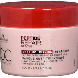 Schwarzkopf BC Bonacure Peptide Repair Rescue Treatment, Clear, 6.7 Fl Oz