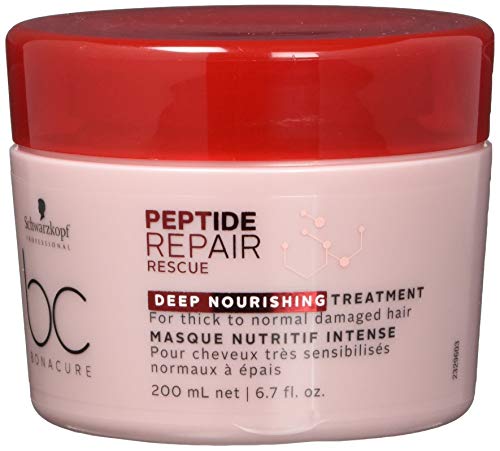 Schwarzkopf BC Bonacure Peptide Repair Rescue Treatment, Clear, 6.7 Fl Oz