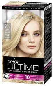 schwarzkopf ultime hair color cream, light natural blonde, 9.5, 2.03 ounces