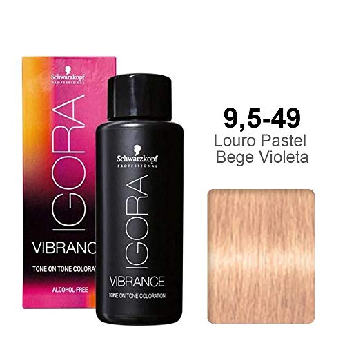 Schwarzkopf Igora Royal Vibrance Tone on Tone Hair Color 9,5-49 Beige Violet Toner