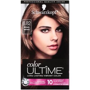 schwarzkopf color ultime permanent hair color cream, 6.82 bronze