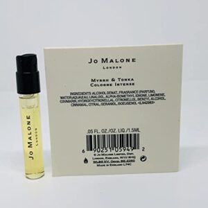 Jo Malone London Myrrh and Tonka Cologne Intense Sample VIALS .05oz/ 1.5ml