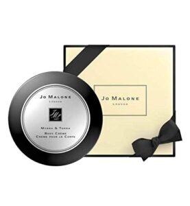 jo malone myrrh & tonka body crème 5.9oz / 175ml. wrapped in jo malone box. free jo malone sample 1.5ml.