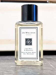 jo malone lime basil & mandarin body & hand wash gel 0.5oz / 15ml