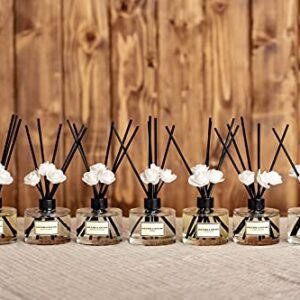 CULTURE & NATURE Reed Diffuser 6.7 oz (200ml) English Pear & Freesia Scented Reed Diffuser Set