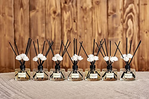 CULTURE & NATURE Reed Diffuser 6.7 oz (200ml) English Pear & Freesia Scented Reed Diffuser Set