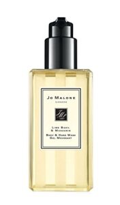 jo malone madame de barra london lime basil & mandarin body and hand wash/shower gel 8.5 oz with box