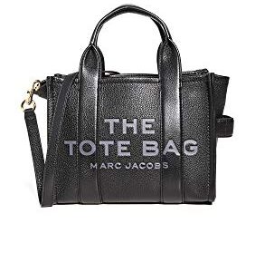 Marc Jacobs Women's The Leather Mini Tote Bag, Black, One Size