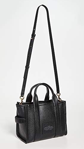 Marc Jacobs Women's The Leather Mini Tote Bag, Black, One Size