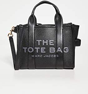 Marc Jacobs Women's The Leather Mini Tote Bag, Black, One Size