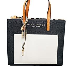 Marc Jacobs M0016132 Smoked Almond/Gold Hardware Women's Grind Colorblocked Mini Tote Bag