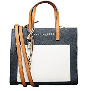 Marc Jacobs M0016132 Smoked Almond/Gold Hardware Women's Grind Colorblocked Mini Tote Bag